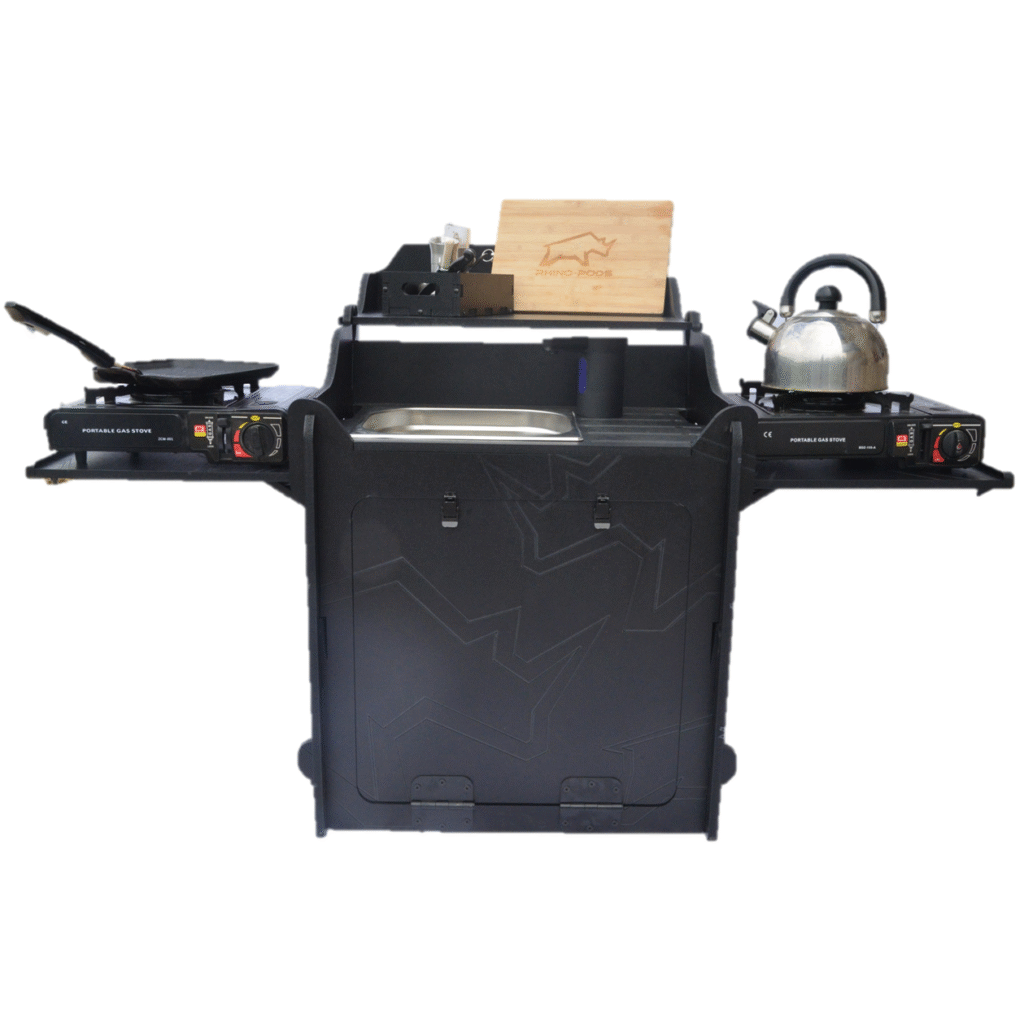 Rhino Pods – Cooking for adventure. A tough stand-alone kitchen in a ...